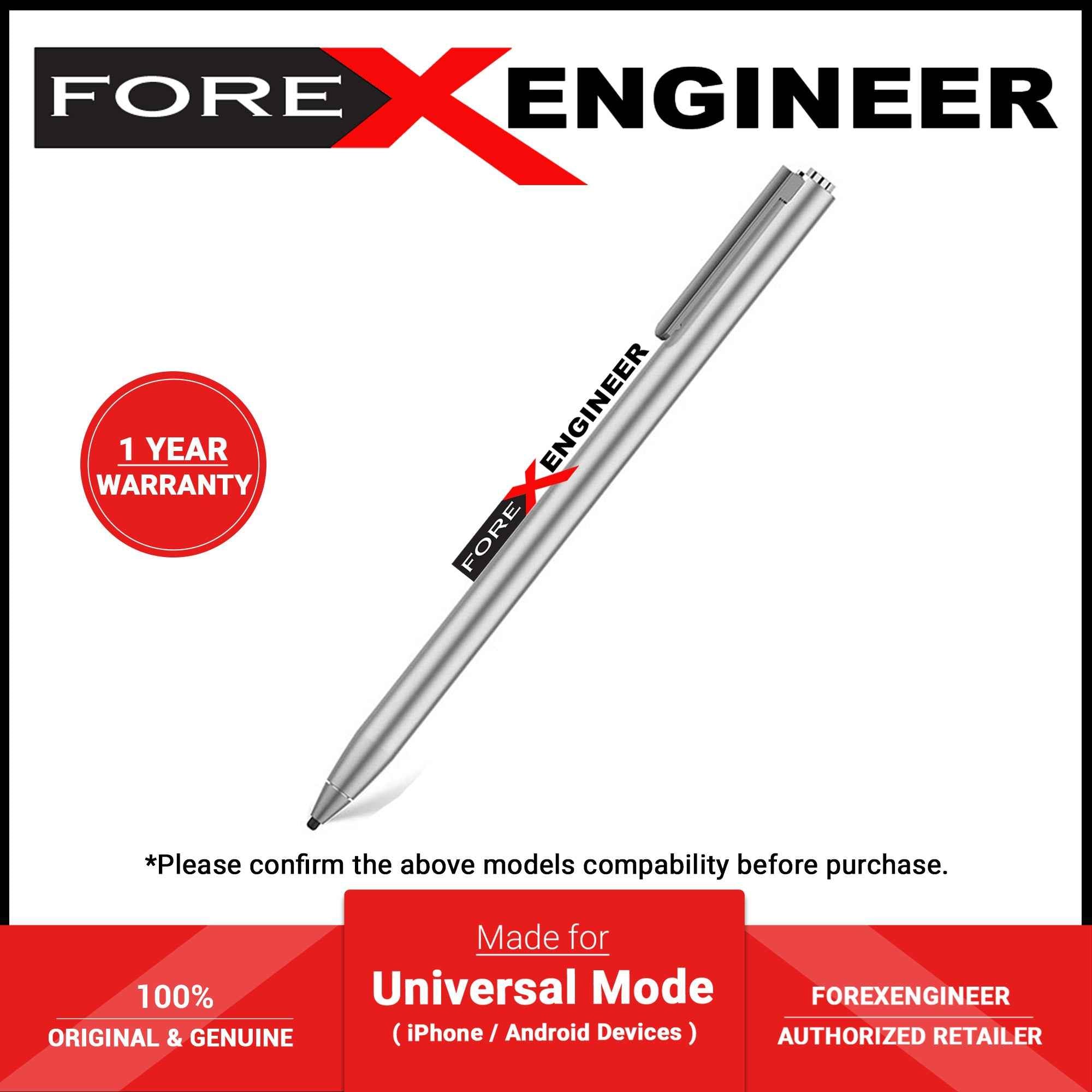 Adonit Dash 4 Stylus Pen - Matte Silver (Barcode: 847663023850 ...